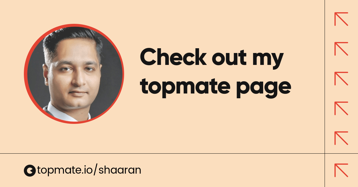 Shaaran - Book a call on Topmate