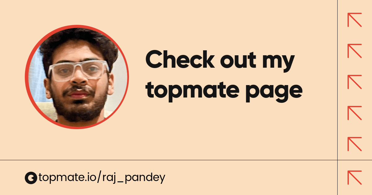 Raj Pandey - Book a call on Topmate