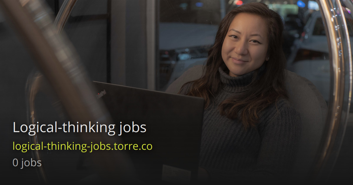 Logical thinking jobs - Torre