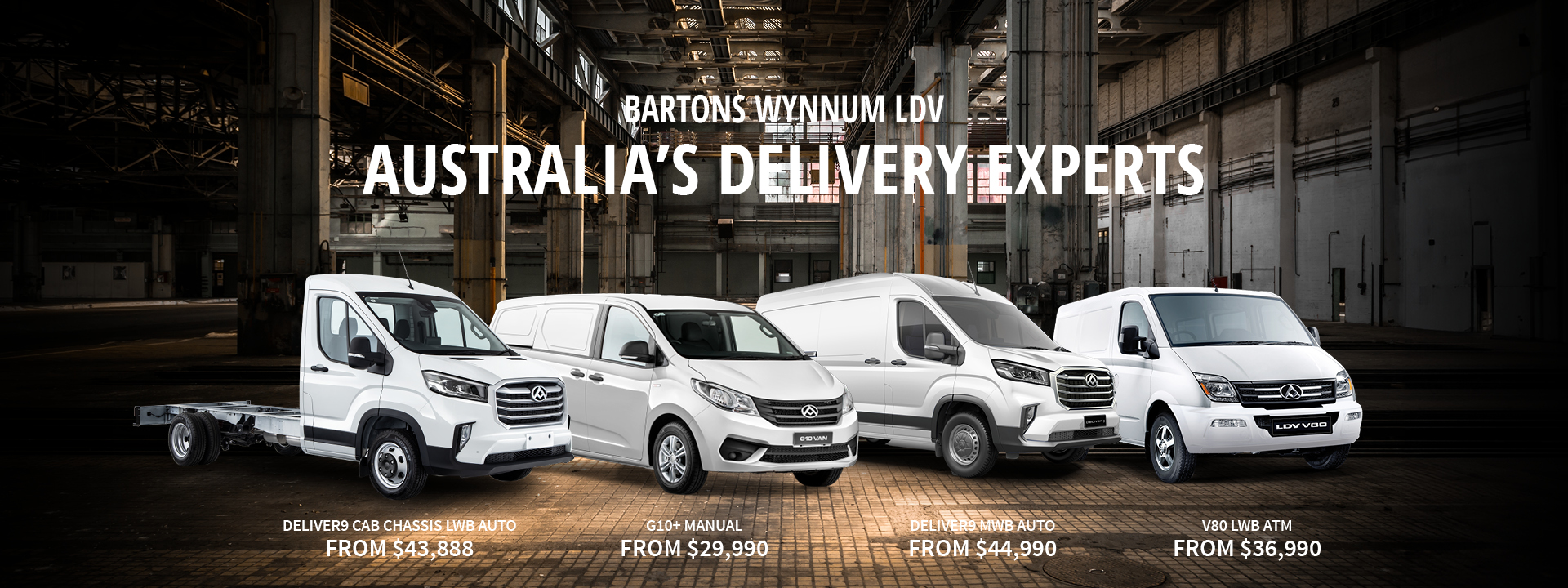 Australia's Delivery Experts | Bartons LDV