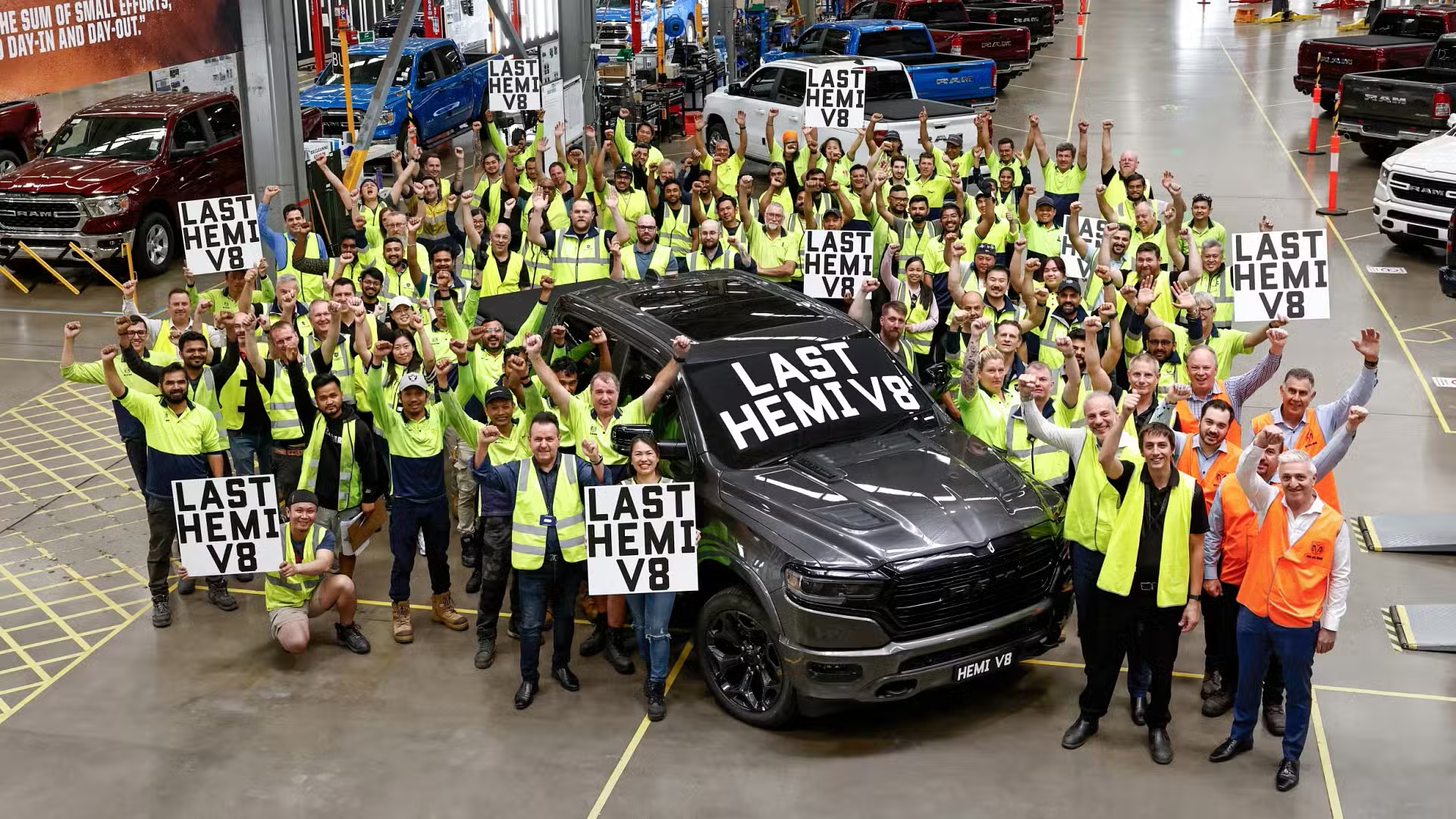 The End of an Era: Final V8-Powered Ram 1500 Rolls Off the Production ...