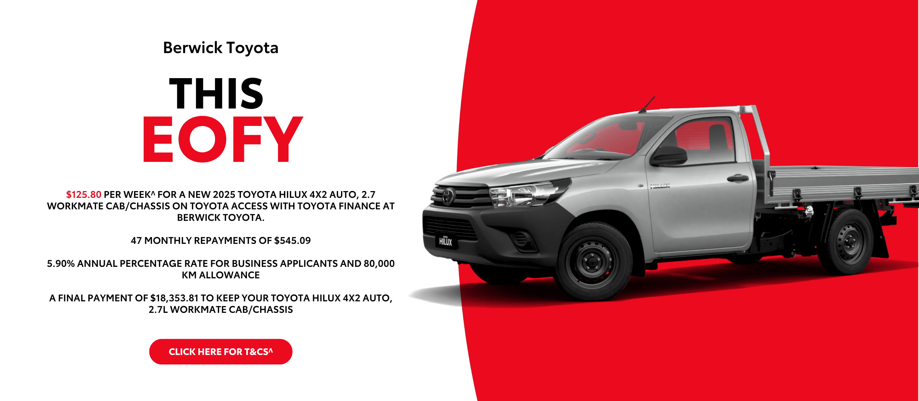 BT - EOFY Hilux | Berwick Toyota