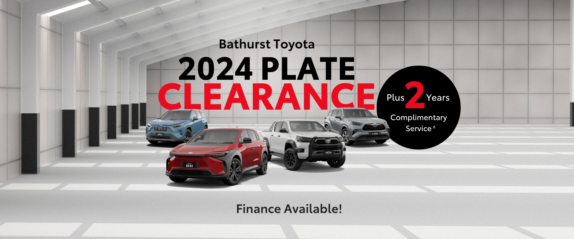 2024 Plate Clearance | Bathurst Toyota