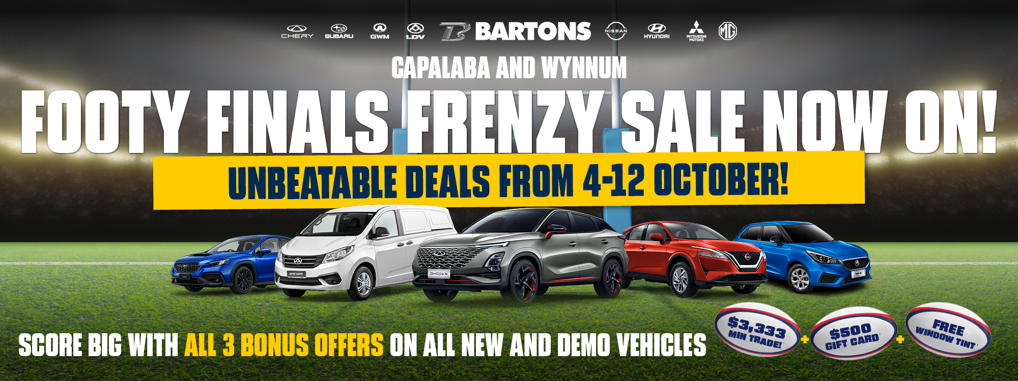 Footy Frenzy Sales | Bartons