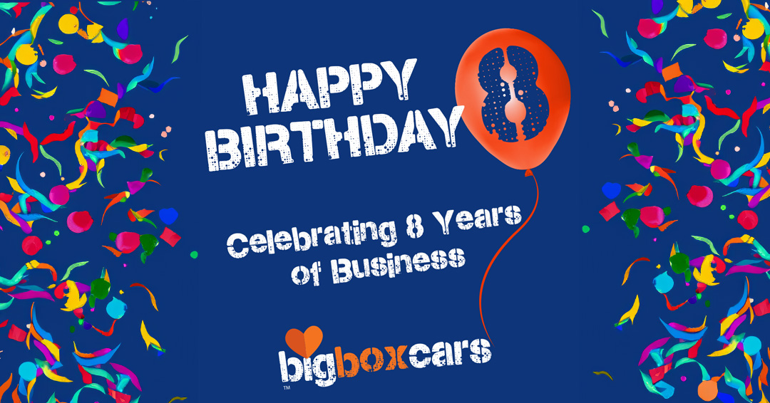 Big Box Celebrates 8 Years! | Big Box Cars