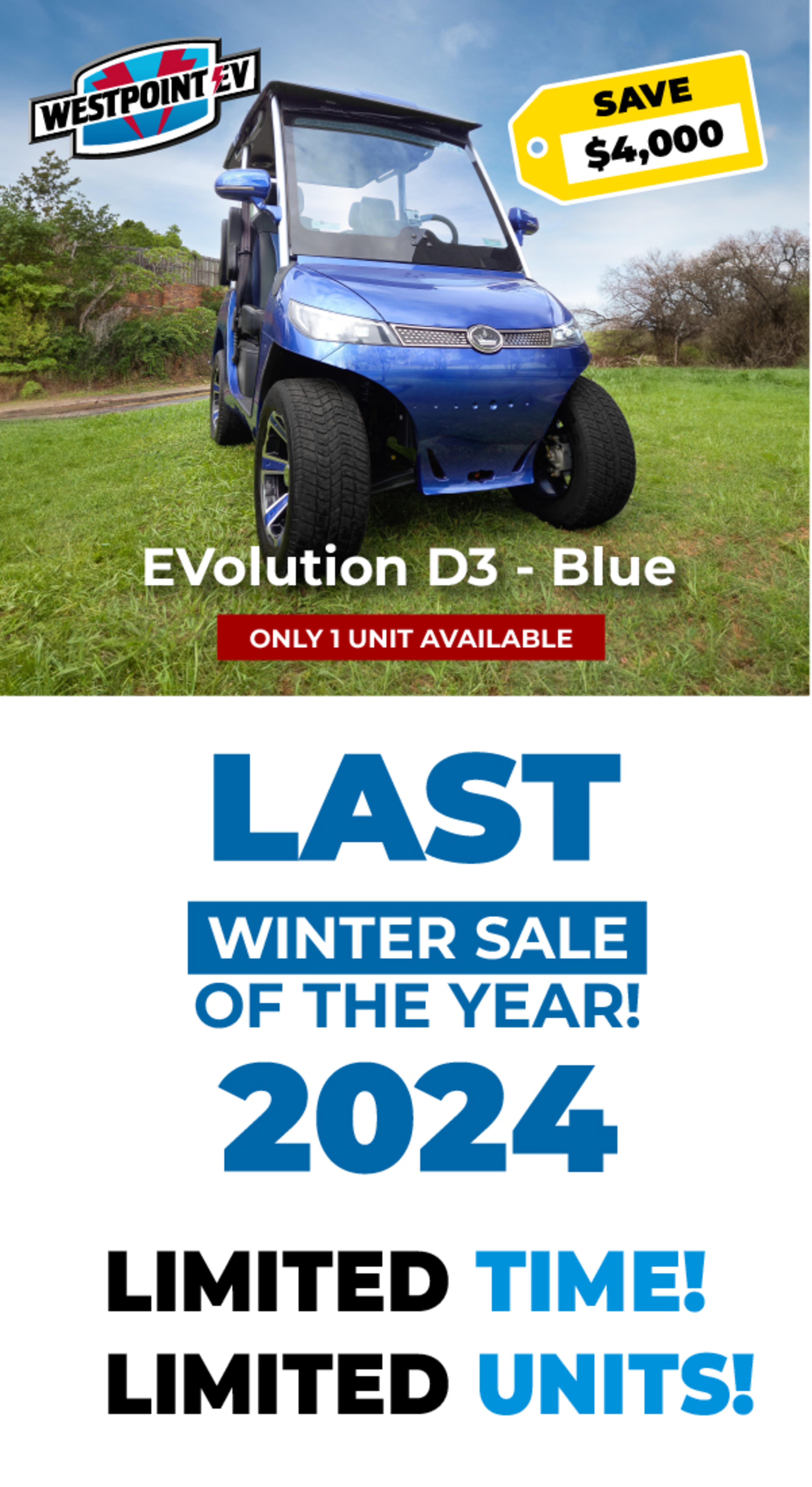 Evolution Electric D3 LSV | Westpoint EV