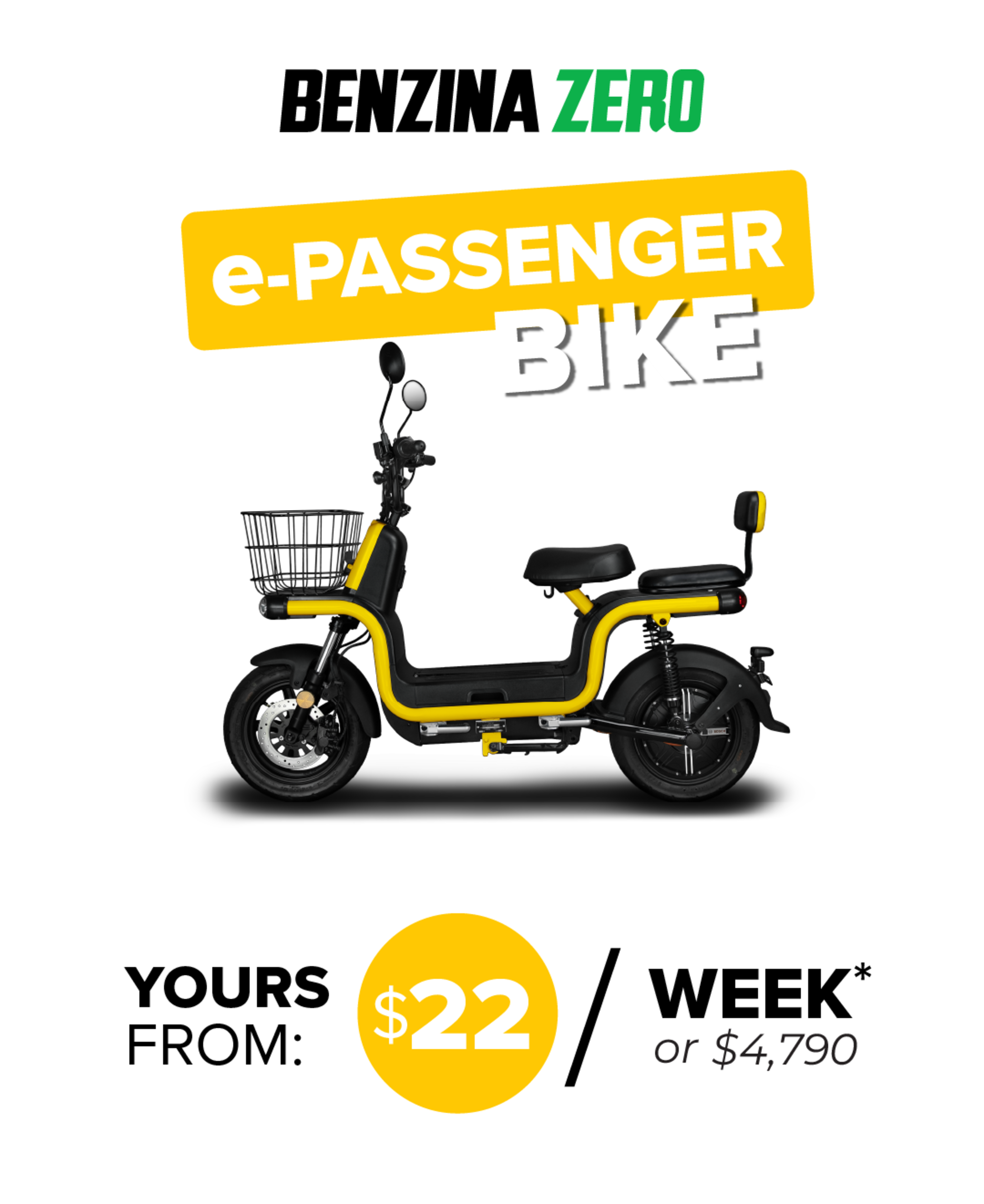 Benzina Zero - Duo & Duo Plus - eBikes | Westpoint EV