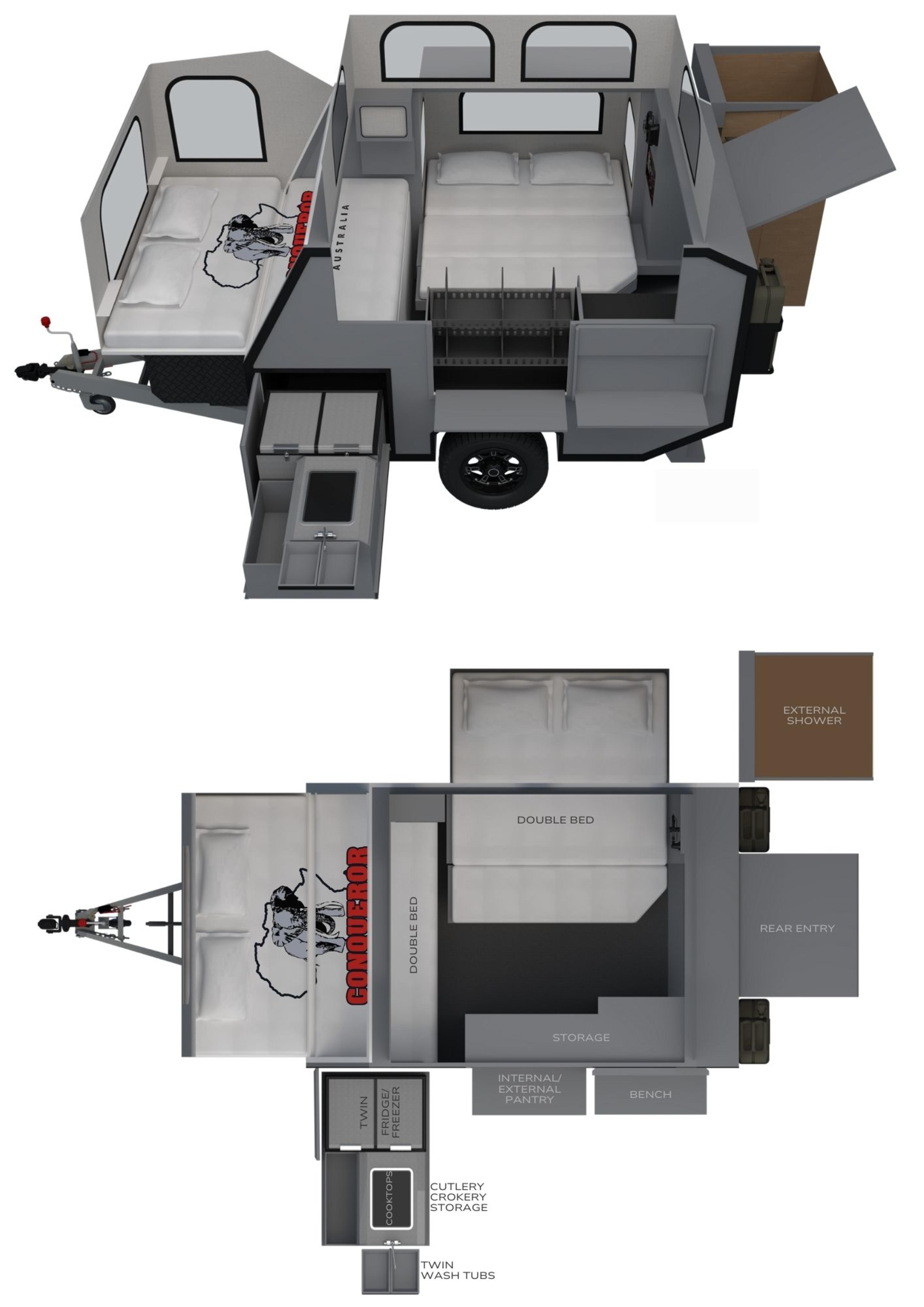 Conqueror Off Road Campers UEV-440 | Conqueror Off Road