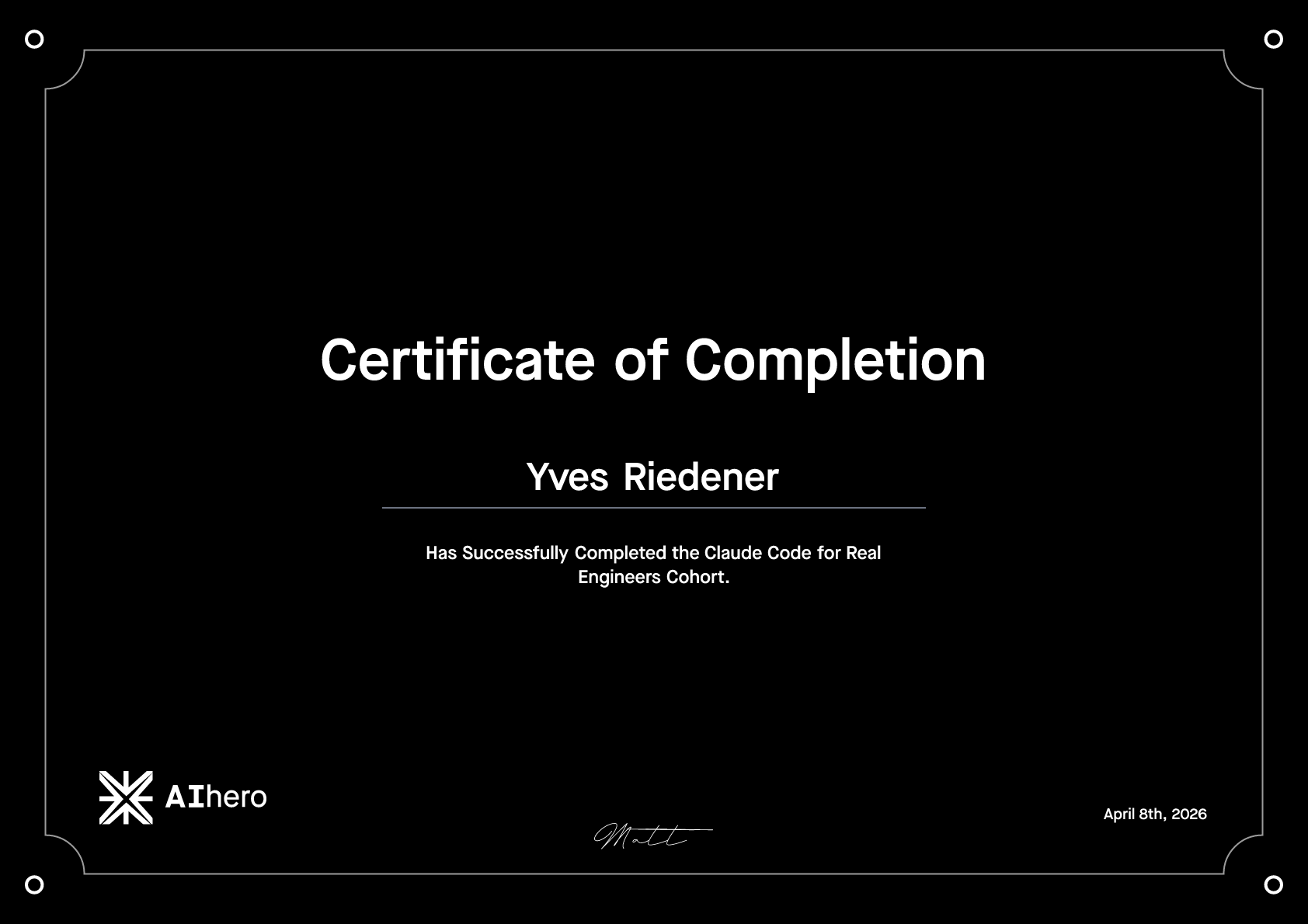 Yves Riedener – Operative Führung digitaler Vertriebskanäle für 🇨🇭 ...
