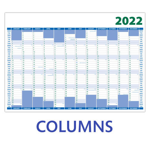 A3 Wall Planners | Printed Planners | Total Merchandise