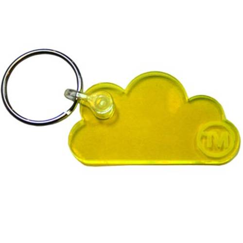 Acrylic Cloud Shape Keyrings | Personalised Acrylic Keyrings