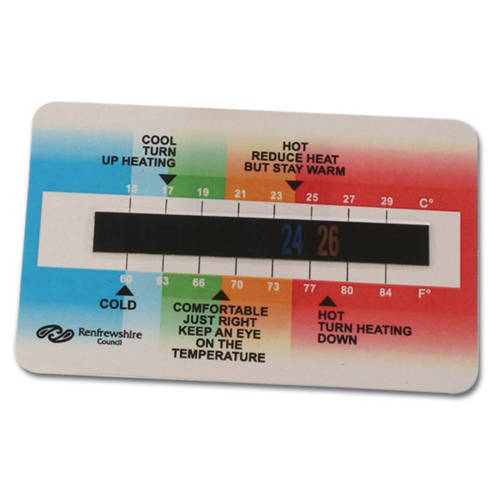 Printed Temperature Gauge Cards | Total Merchandise