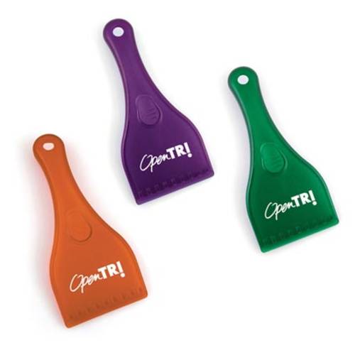 Printed Hudson Plastic Ice Scrapers | Total Merchandise