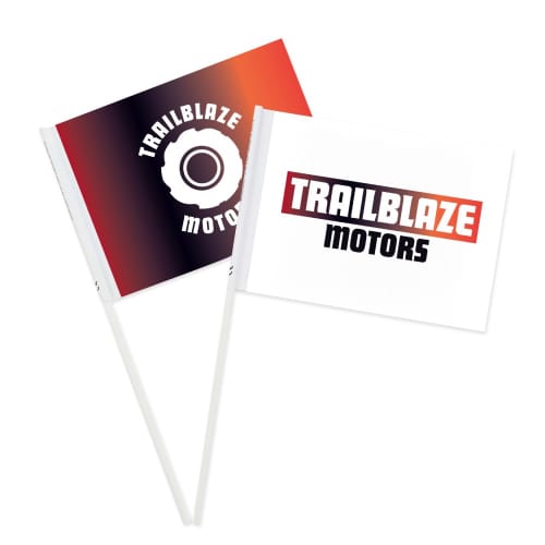 Promotional Hand Flags Eco-Friendly Paper | Total Merchandise