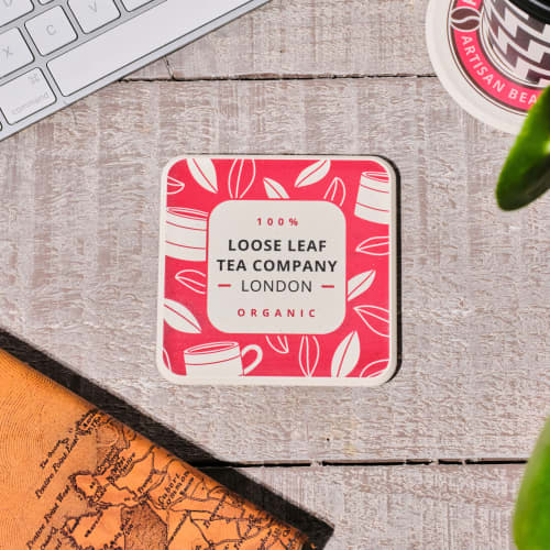 UK Printed Recycled Biodegradable Coasters | Total Merchandise