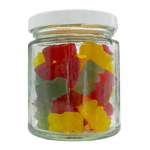 Customisable Mini Jar of Vegan Gummy Bears | Total Merchandise