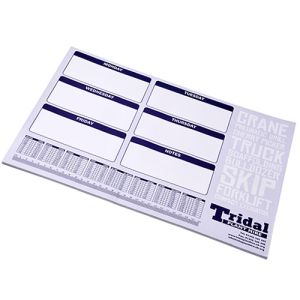 25 Sheet A2 Desk Pads | Printed Note Pads