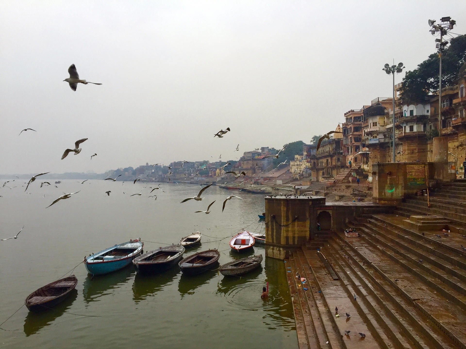 Walk Along the Ghats of the Ganges in Varanasi - live online tour from ...
