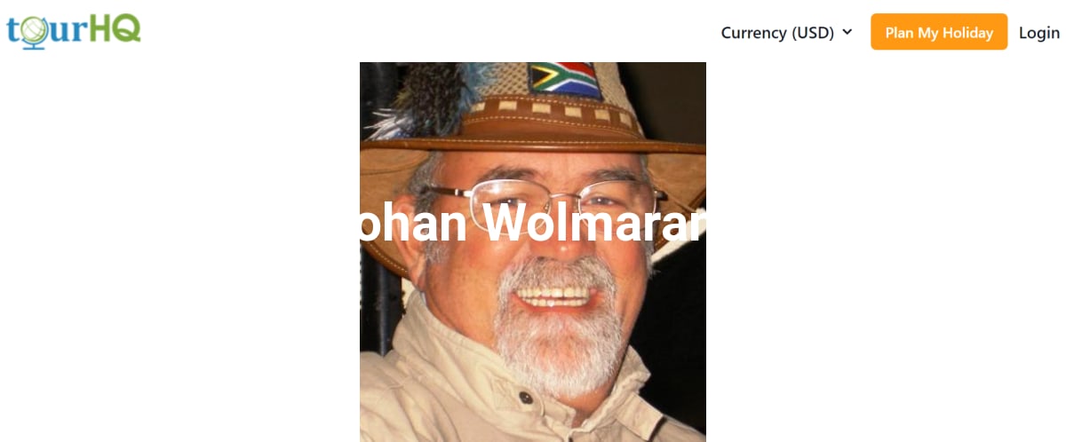 Johan Wolmarans Private Tour Guide in Cape Town, South Africa - tourHQ
