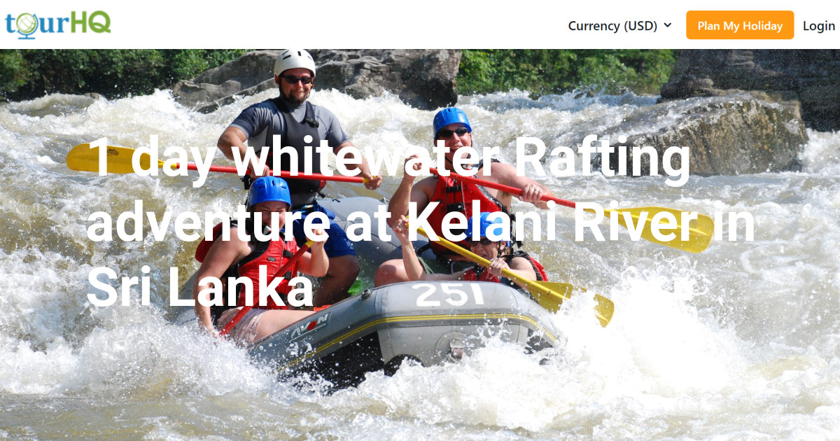 1 day whitewater Rafting adventure at Kelani River in Sri Lanka