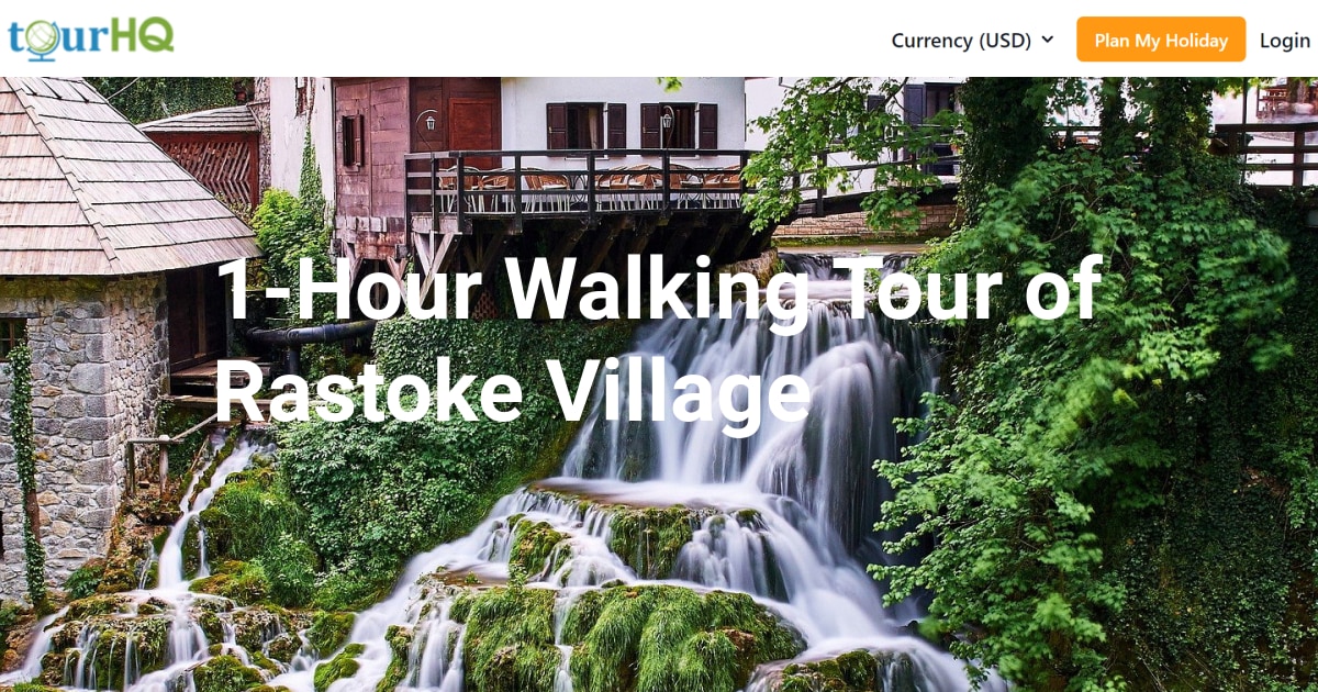 1-Hour Walking Tour of Rastoke Village