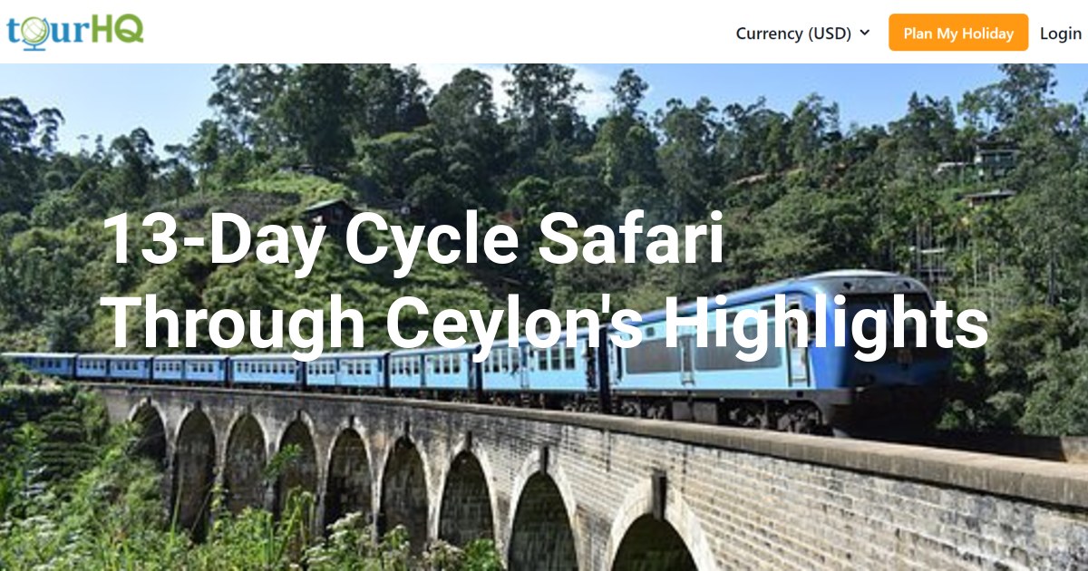 13-Day Cycle Safari Through Ceylon's Highlights
