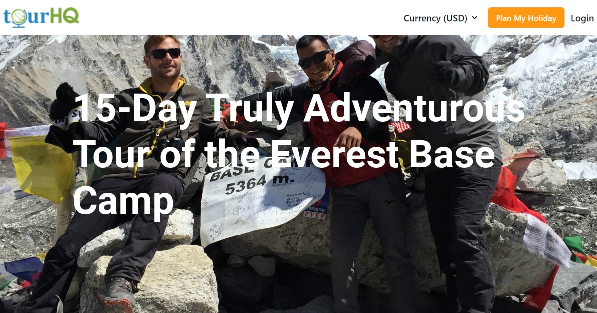 15-Day Truly Adventurous Tour of the Everest Base Camp