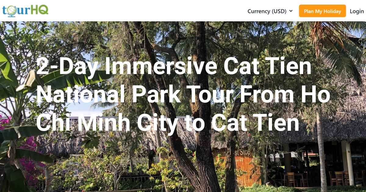 2-Day Immersive Cat Tien National Park Tour From Ho Chi Minh City to ...