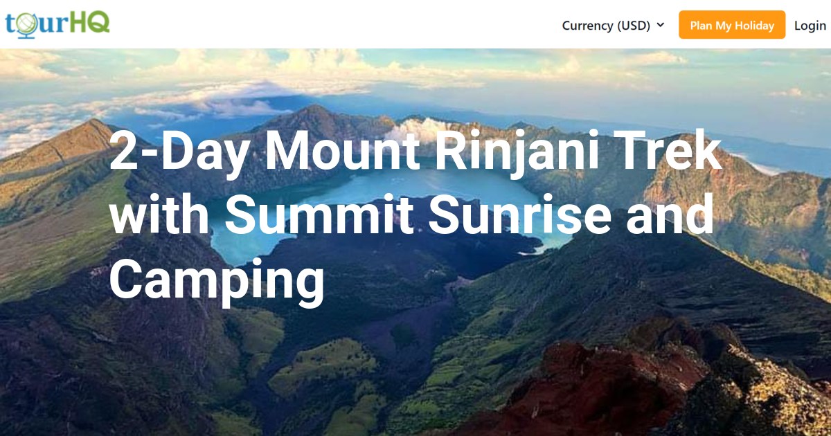 2-Day Mount Rinjani Trek with Summit Sunrise and Camping