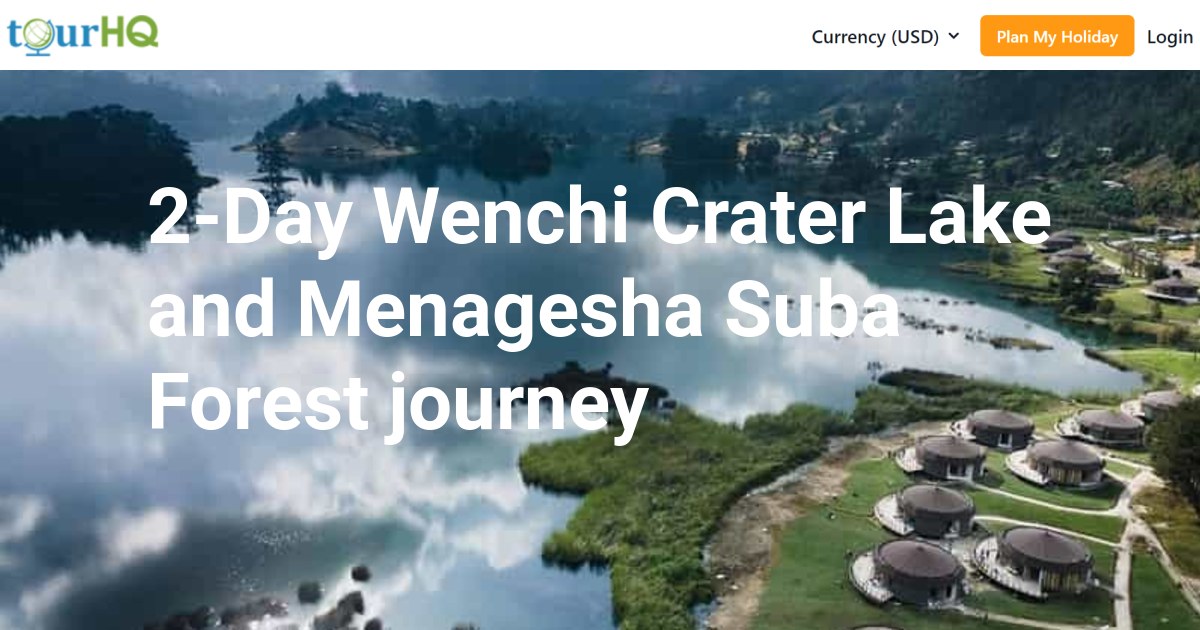 2-Day Wenchi Crater Lake and Menagesha Suba Forest journey