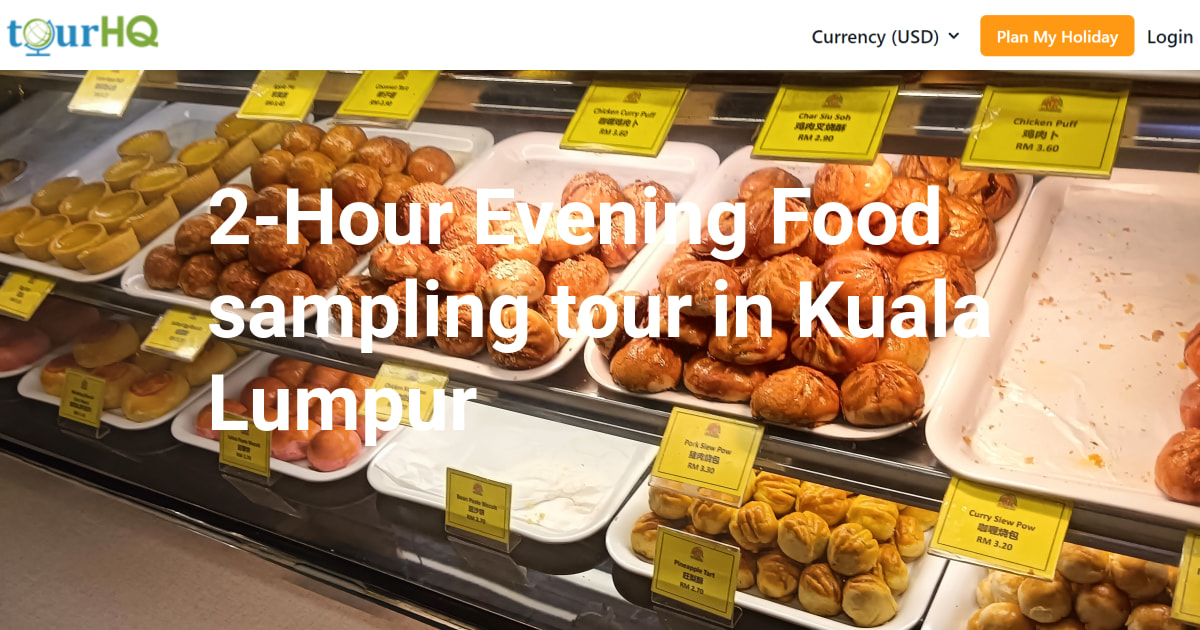 2-Hour Evening Food sampling tour in Kuala Lumpur