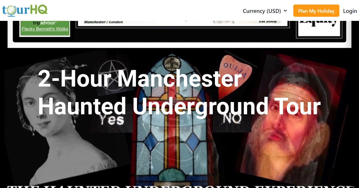 2-Hour Manchester Haunted Underground Tour