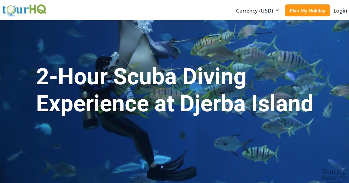 2-Hour Scuba Diving Experience at Djerba Island