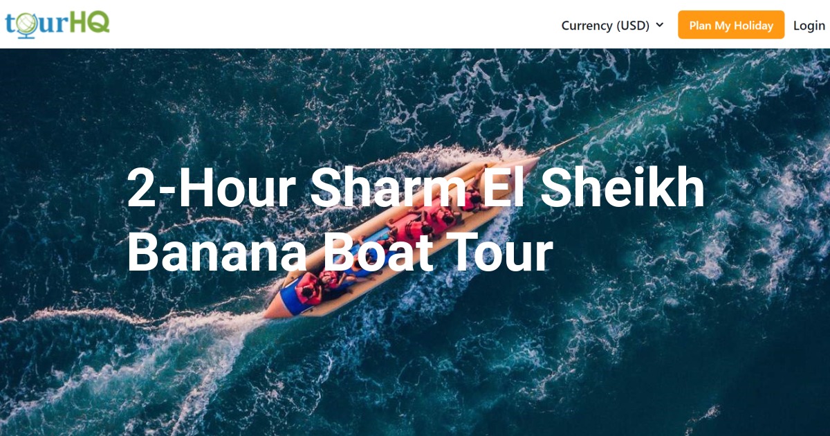 2-Hour Sharm El Sheikh Banana Boat Tour