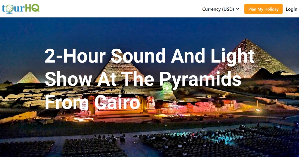 2-Hour Sound And Light Show At The Pyramids From Cairo