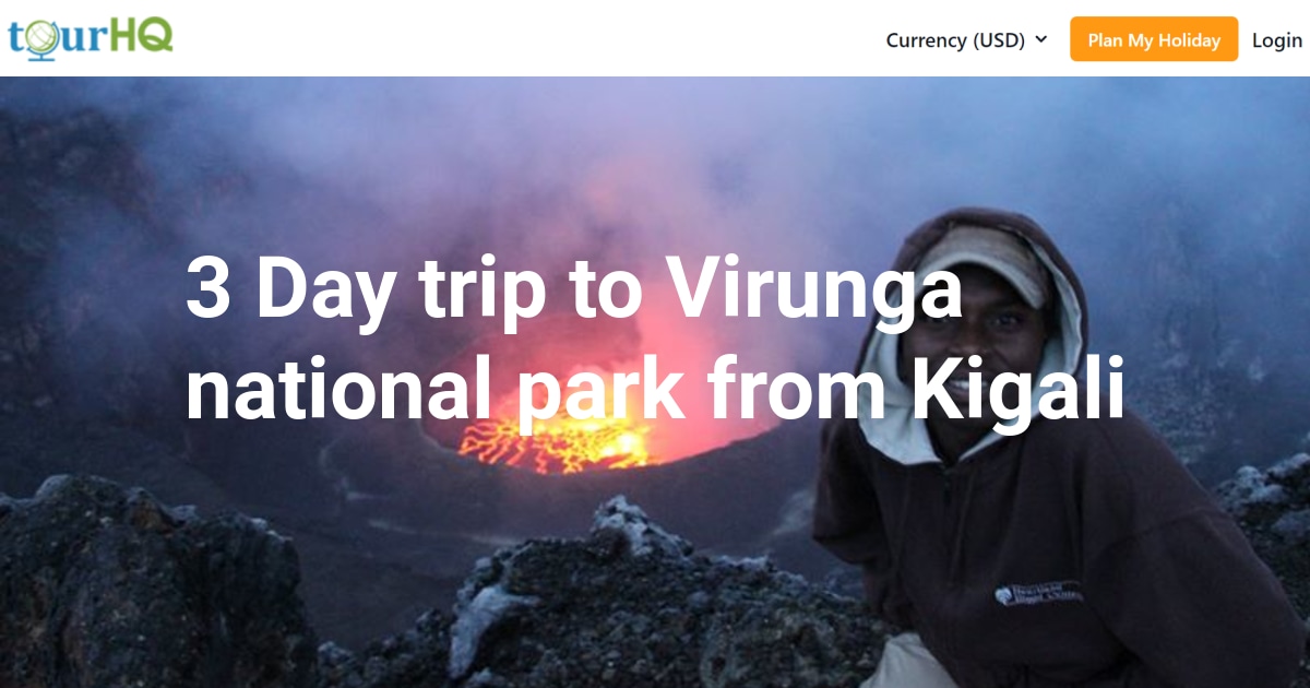 3 Day trip to Virunga national park from Kigali