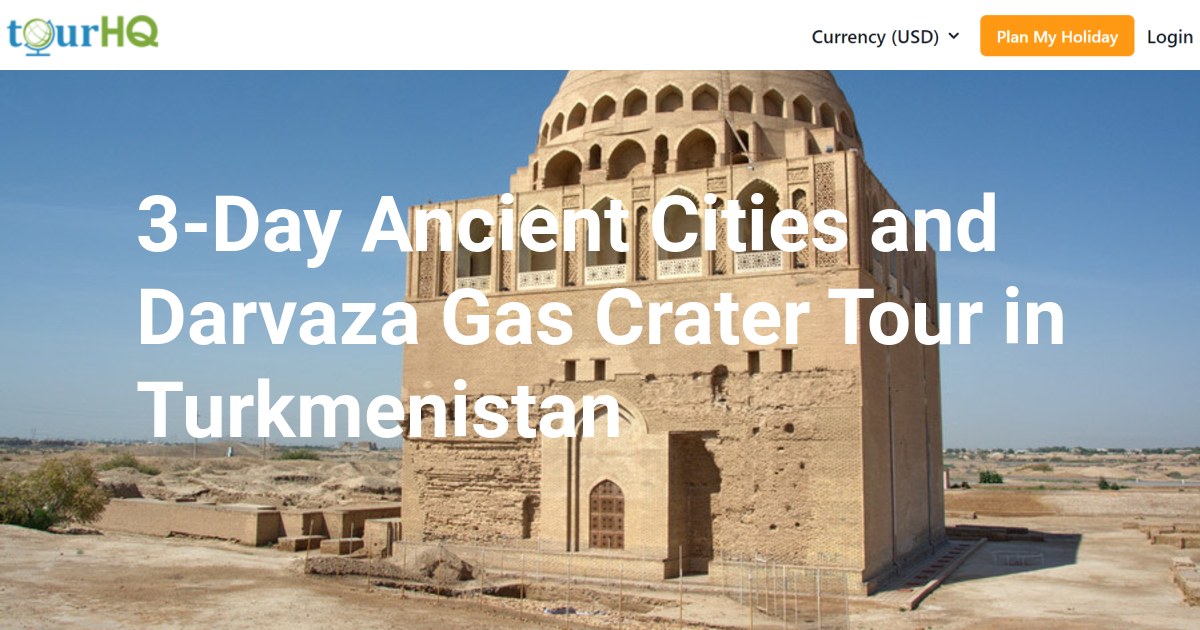 3-Day Ancient Cities and Darvaza Gas Crater Tour in Turkmenistan