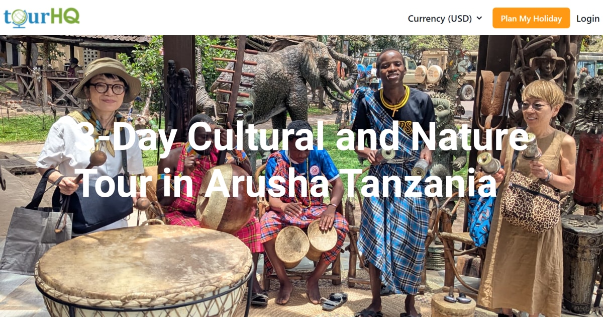 3-Day Cultural and Nature Tour in Arusha Tanzania
