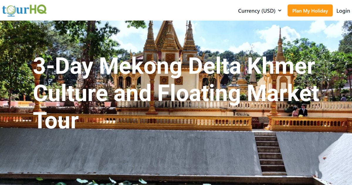 3-Day Mekong Delta Khmer Culture and Floating Market Tour