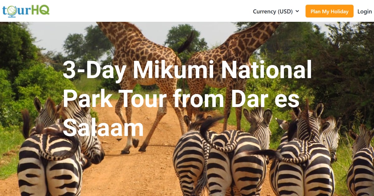 3-Day Mikumi National Park Tour from Dar es Salaam