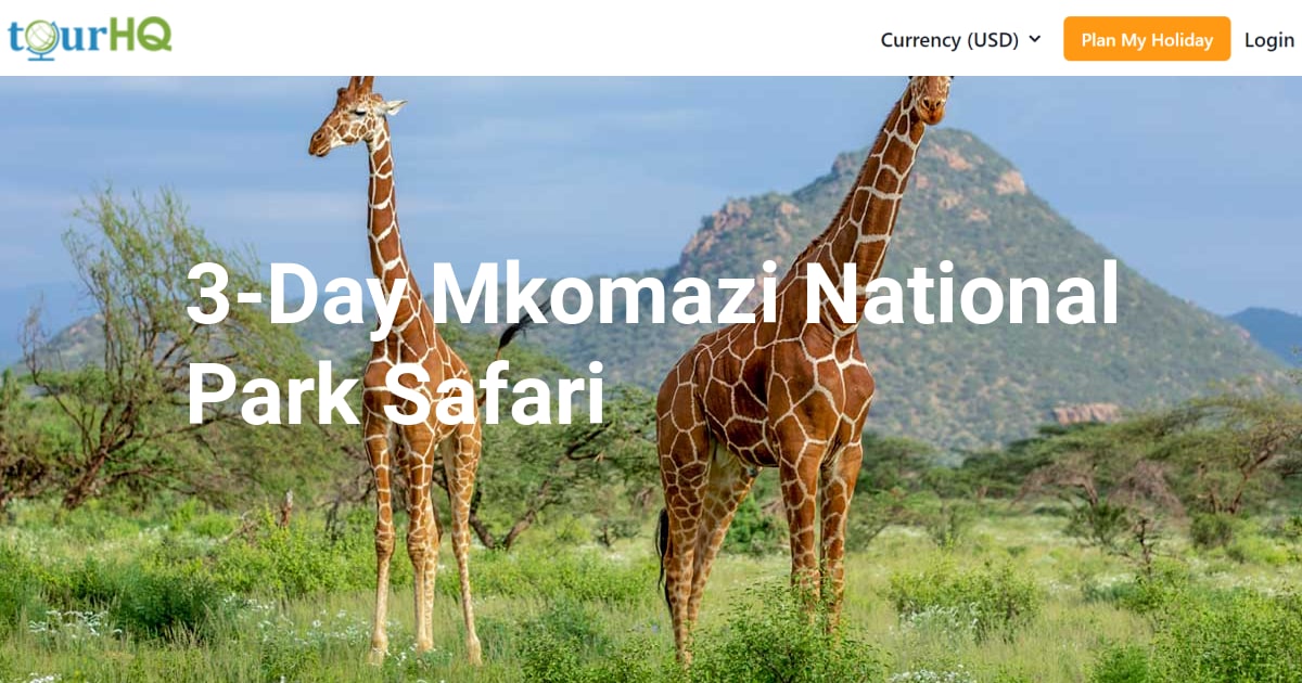 3-Day Mkomazi National Park Safari
