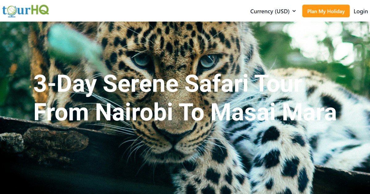 3-Day Serene Safari Tour From Nairobi To Masai Mara