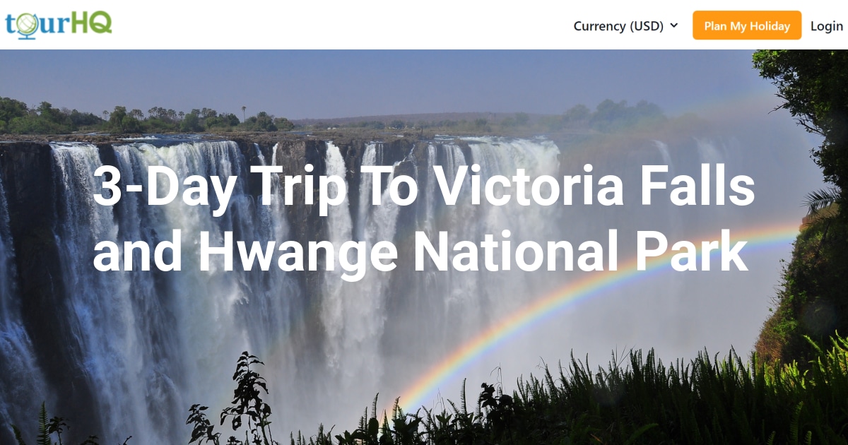 3-Day Trip To Victoria Falls and Hwange National Park