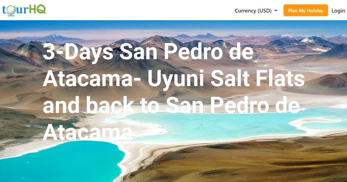3-Days San Pedro de Atacama- Uyuni Salt Flats and back to San Pedro de ...
