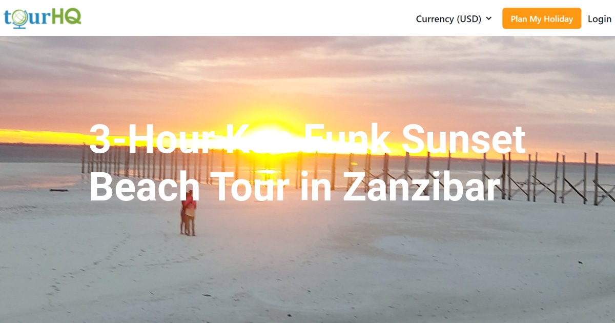 3-Hour Kae Funk Sunset Beach Tour in Zanzibar