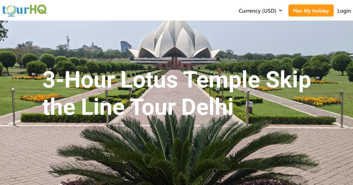 3-Hour Lotus Temple Skip the Line Tour Delhi
