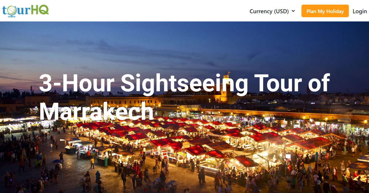 3-Hour Sightseeing Tour of Marrakech