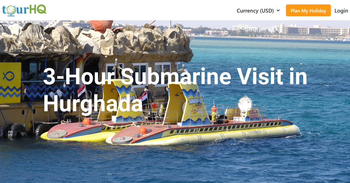 3-Hour Submarine Visit in Hurghada