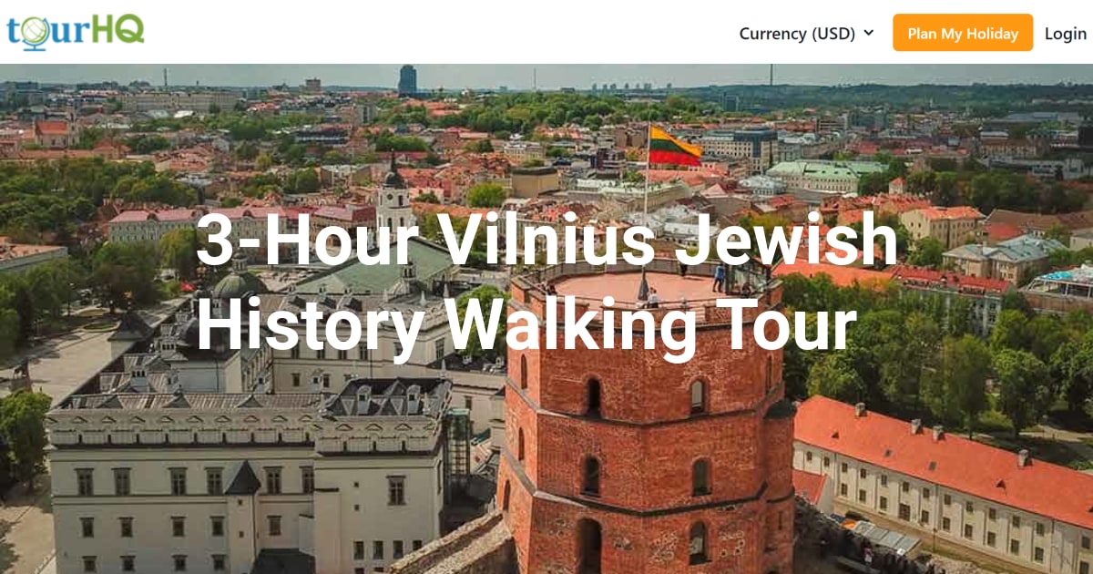 3-Hour Vilnius Jewish History Walking Tour