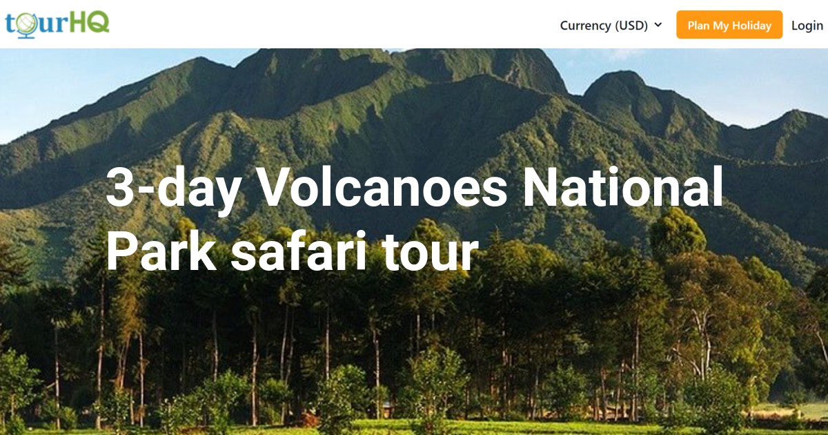 3-day Volcanoes National Park safari tour